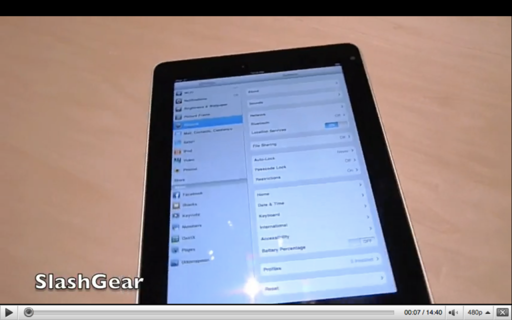iPad File Sharing? Screenshot from post-Keynote hands-on video | MacRumors Forums