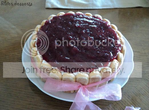 Lady finger no bake cheesecake | Silver desserts