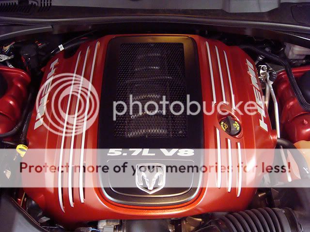 Inferno Red Engine Cover Mod. | Dodge Challenger Forum